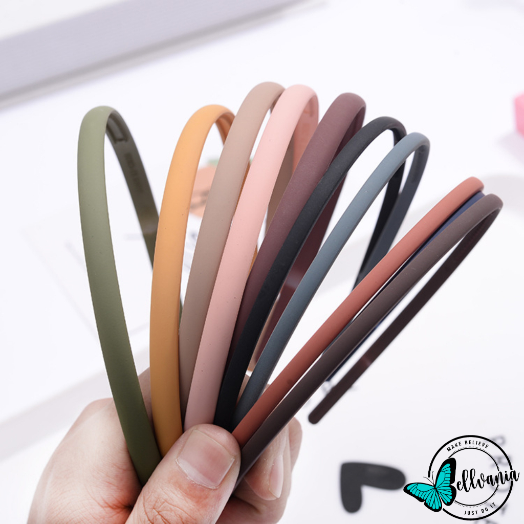 Jual Bando Rambut Korea Doff Simple Vintage | Shopee Indonesia