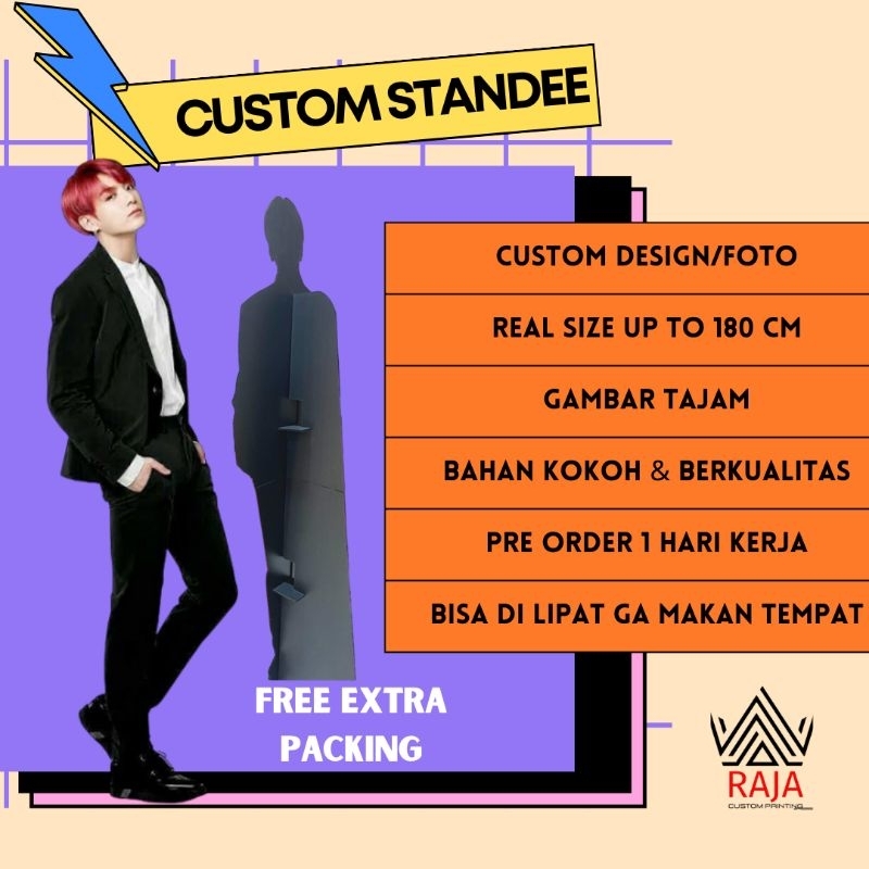 Jual Human Standee Figure Besar KPOP uk. 180 cm x 60 cm | Shopee Indonesia
