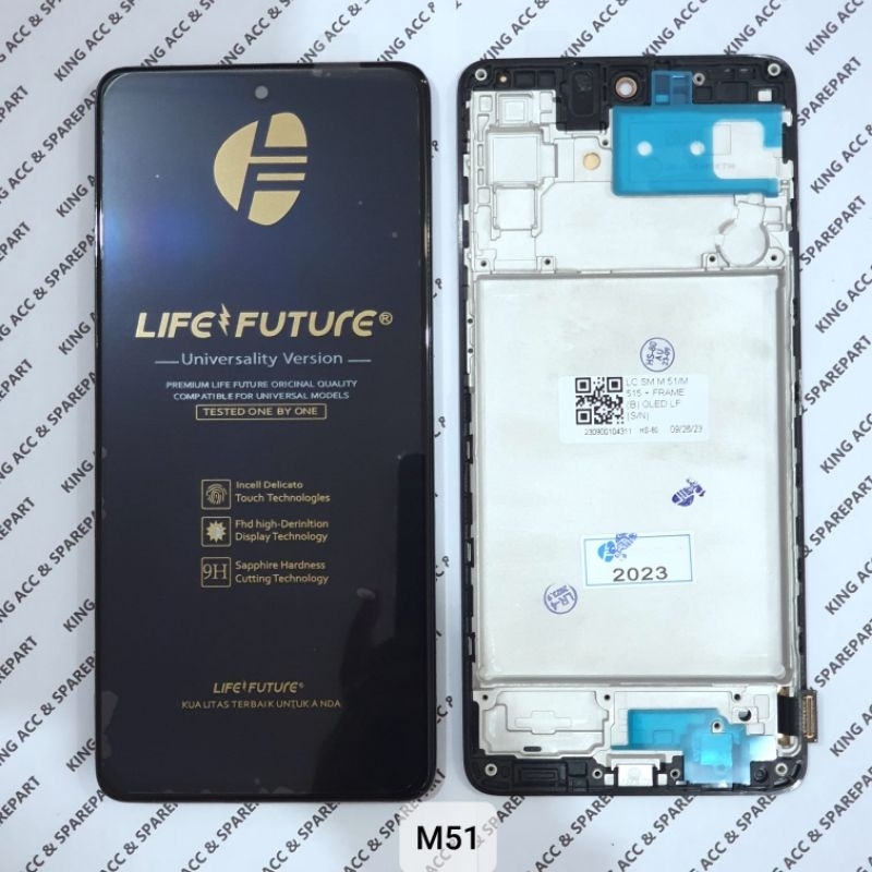 Jual LCD TOUCHSCREEN + FRAME SAMSUNG GALAXY M51 M515 OLED | Shopee ...