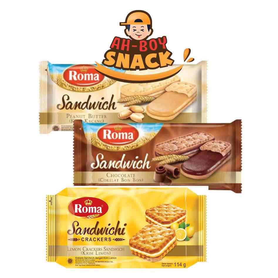 Jual BISKUIT ROMA SANDWICHI - ALL VARIAN - PEANUT BUTTER & SANDWICHI ...