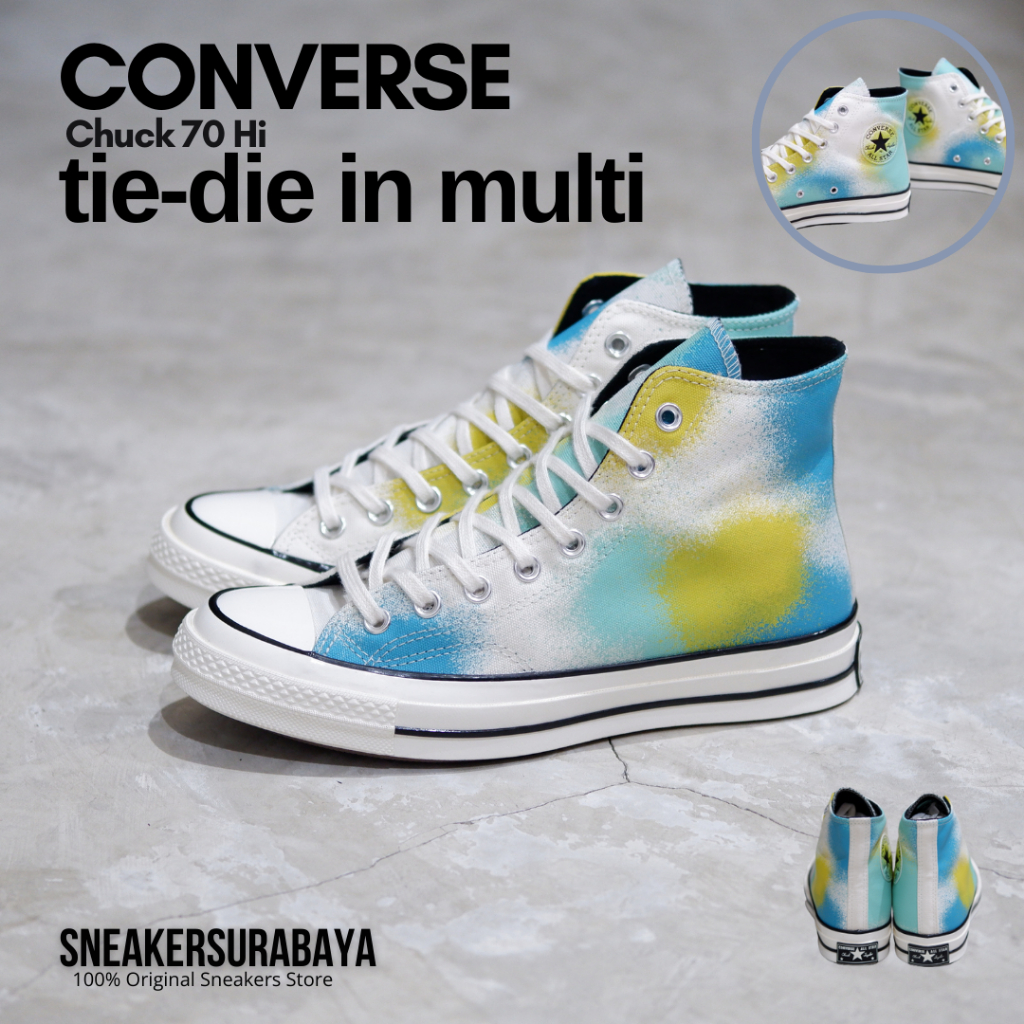 Jual CONVERSE CHUCK TAYLOR 1970S HI SPRAY PAINT WHITE CT 70S CT 70 ...