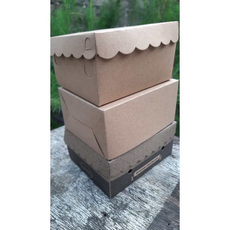Jual [Ecer Min. 10] Snack box Craft Dus Kue 15x12, 12x16, 14x10, Putih ...