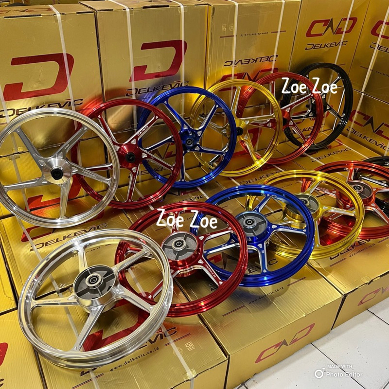Jual Delkevic Velg AK55 R17 JUPITER / F1ZR / VEGA ZR /MX OLD UK, 1 ...