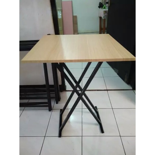 Jual Meja lipat ukuran 50x50x70 meja makan lipat meja portable folding table Meja Cafe dan resto ...