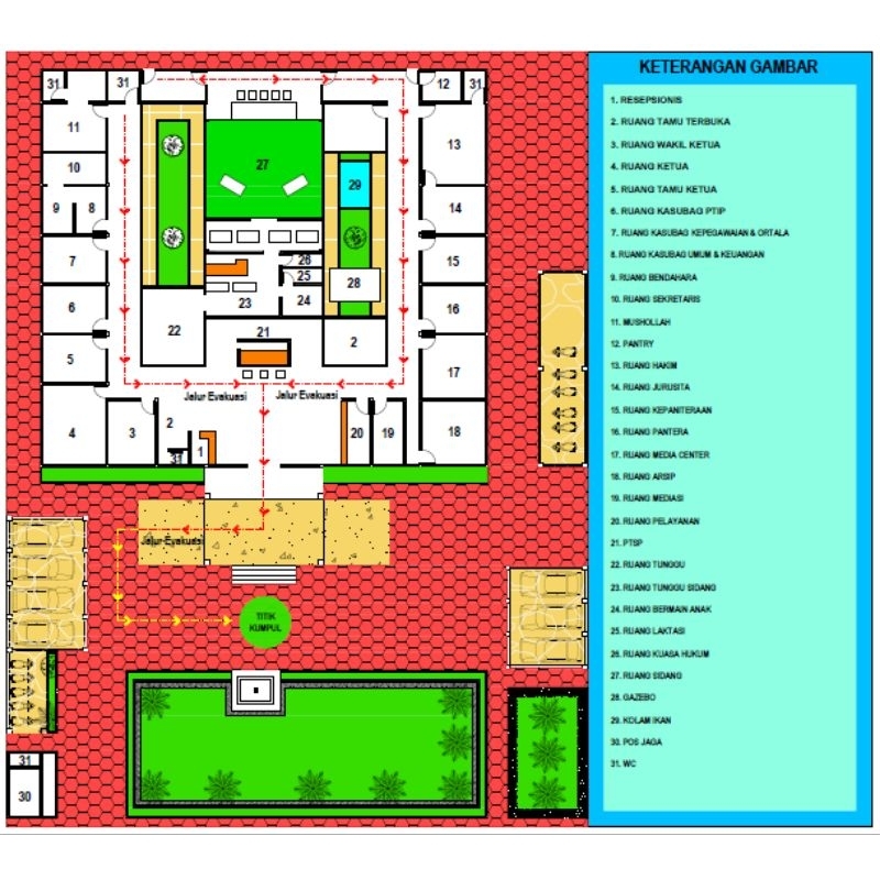 Jual Denah jalur evakuasi | Shopee Indonesia