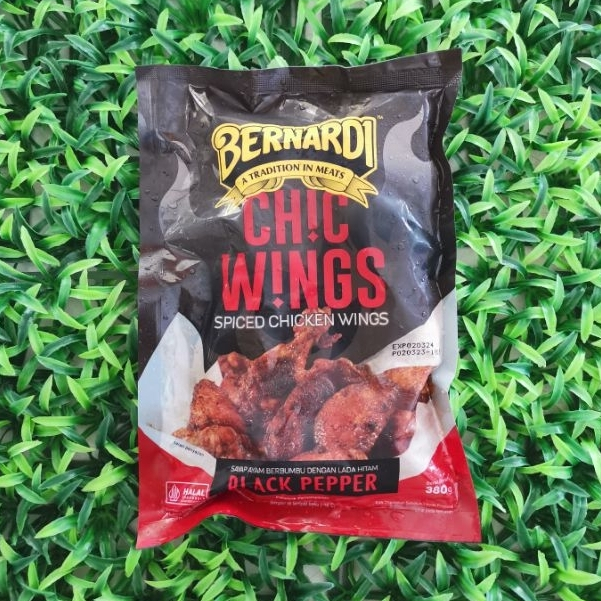 Jual Bernardi Spiced Chicken Wings Black Pepper - Berat 380 gr | Shopee ...