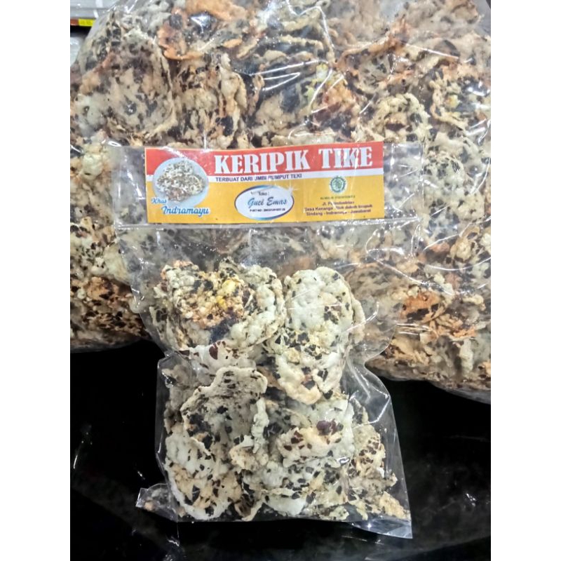Jual Paket Usaha Siap Jual Kemasan 95gram Keripik Umbi rumput Tike ...