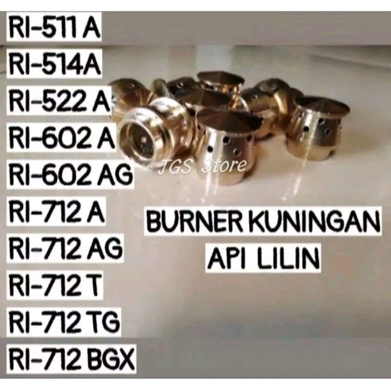 Jual burner api lilin kompor gas rinnai | Shopee Indonesia