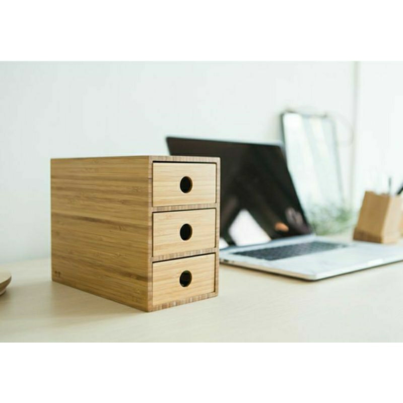 Jual Rak kayu susun / Lanci susun / Laci kayu / Mini Storage Desk ...