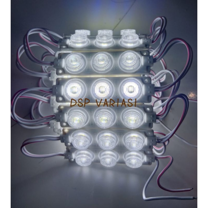 Jual (grosir/ecer)MODUL LAMPU LED 3 MATA BESAR LAMPU KOLONG 3 WATT ...