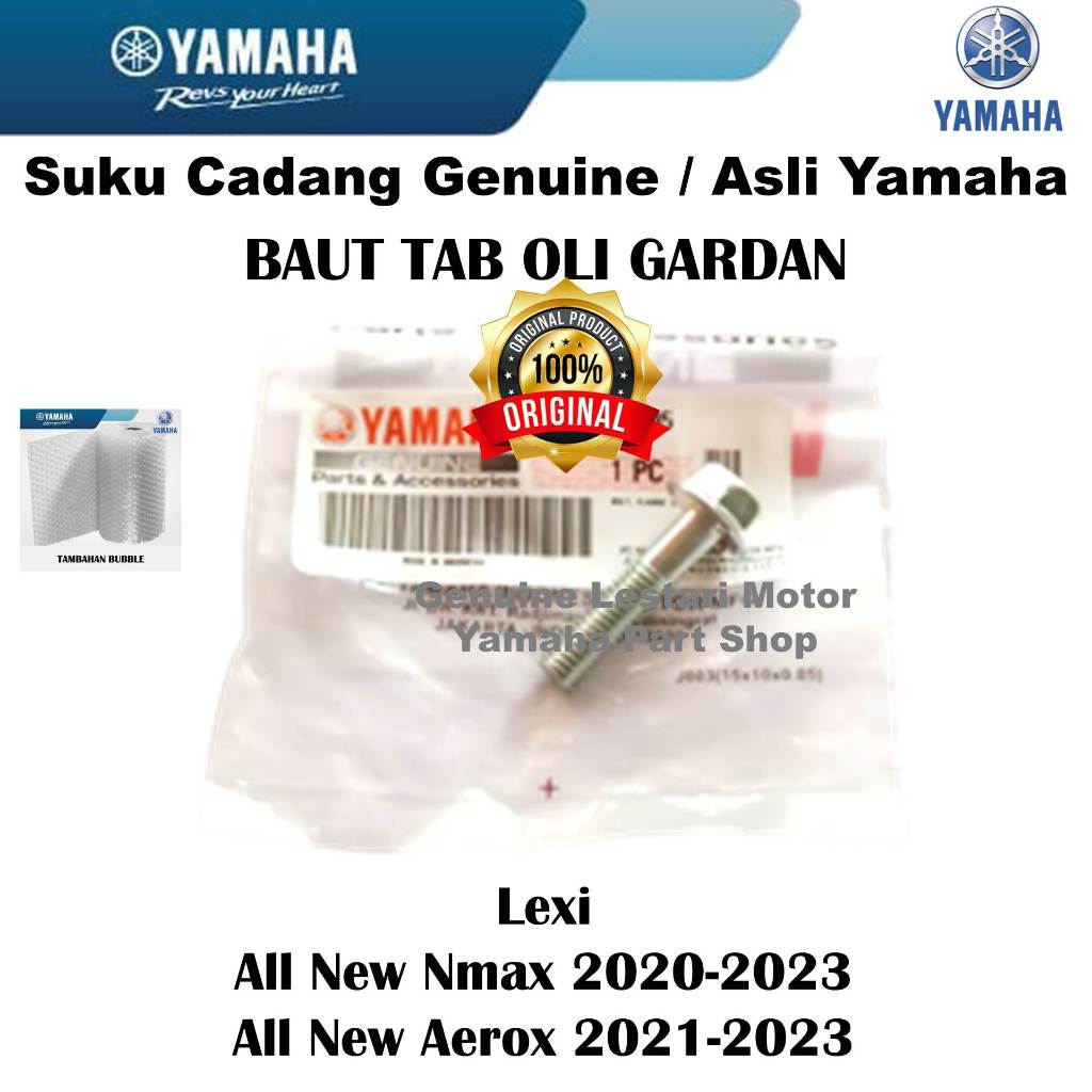 Jual Baut Tab Oli Gardan Lexi All New Aerox Nmax N Max Asli Yamaha ...