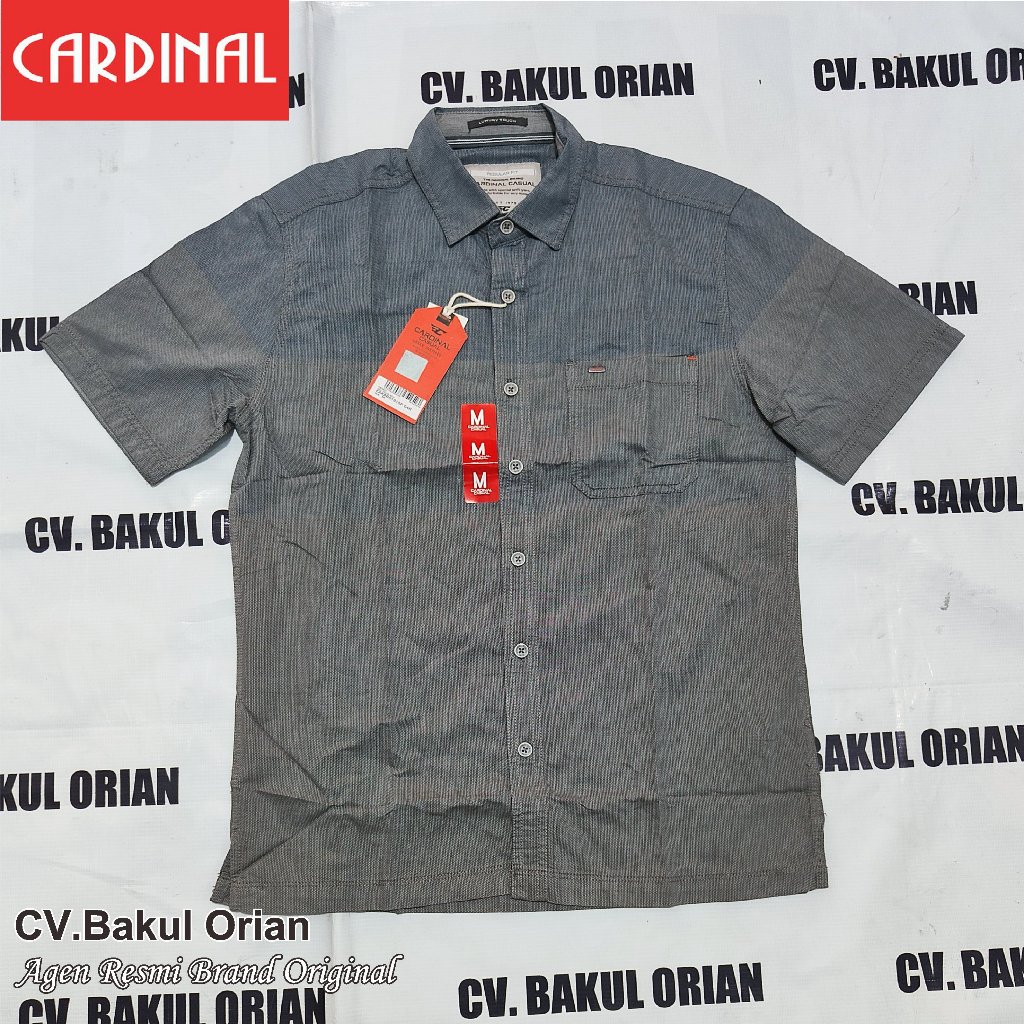 Jual Kemeja Pria Baju Cowok Cardinal Original - EAKAR01315P | Shopee ...