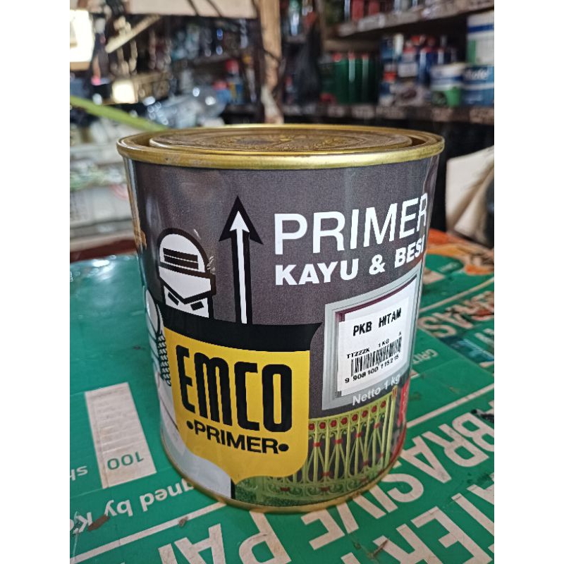 Jual EMCO PRIMER KAYU & BESI PKB HITAM 1Kg | Shopee Indonesia