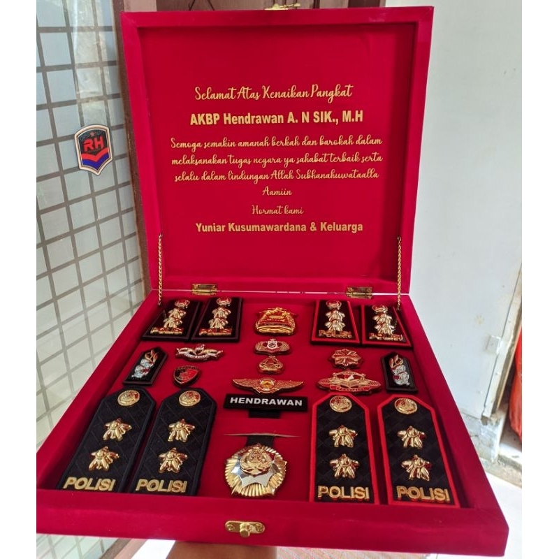 Jual Pangkat Akbp | satu set box exclusive | costom request | Akbp ...