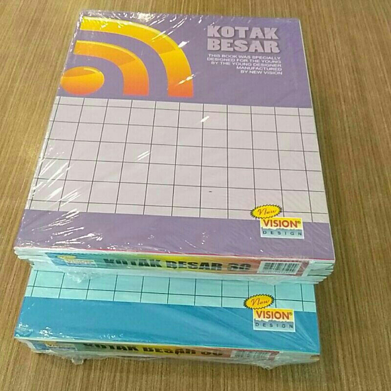 Jual Buku Tulis Kotak Besar Vision Isi 10Pcs/Pack | Shopee Indonesia
