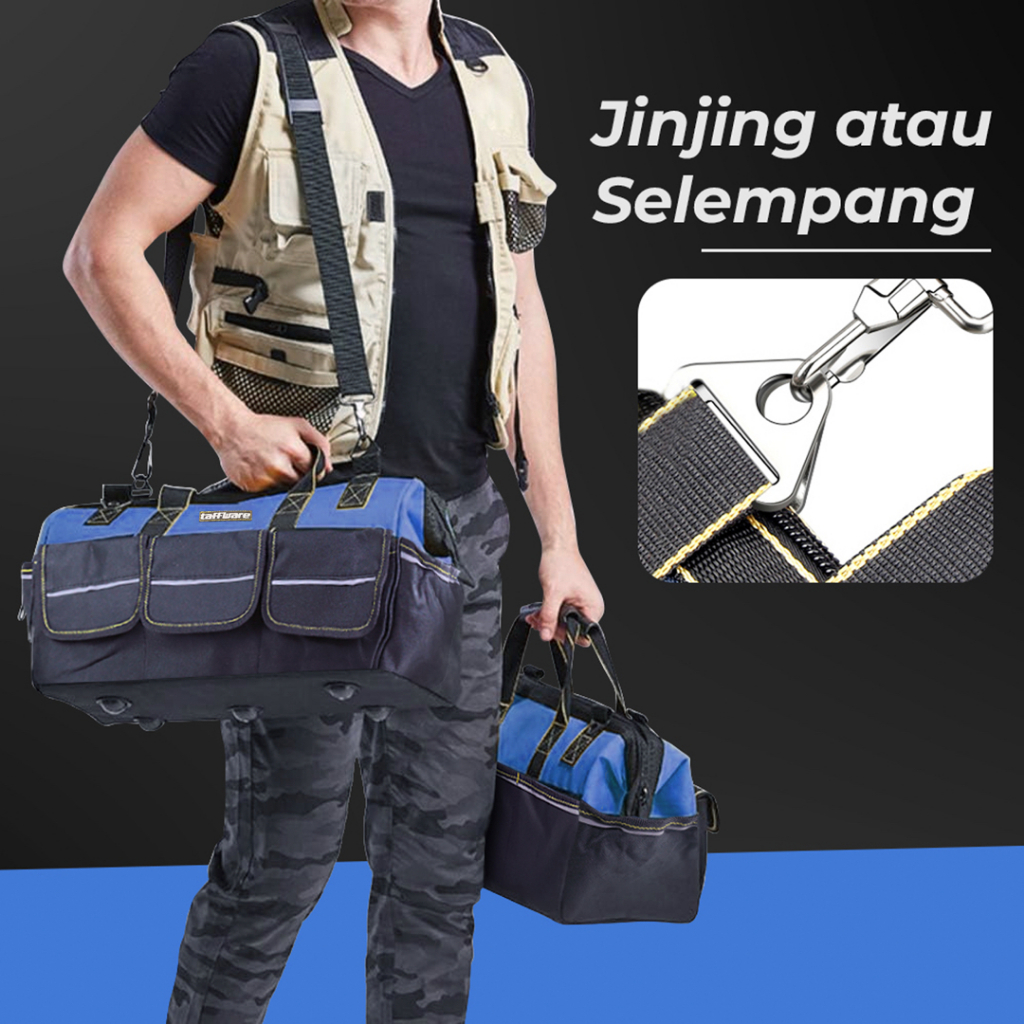 Jual Tas Perkakas 23" Inch Tebal Storage Tool Bag Waterproof Reflective ...