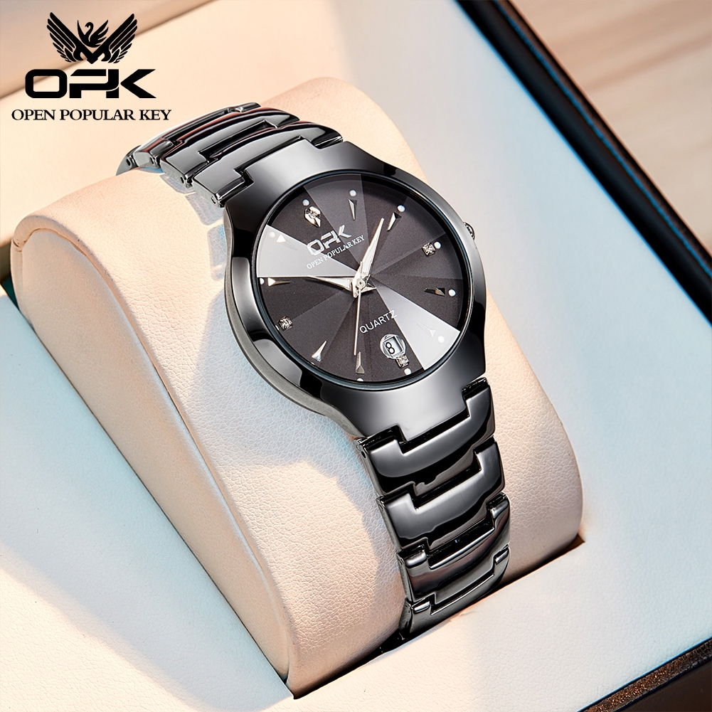 Jual OPK Jam Tangan Pria Anti Air Original Cowok Elegan Analog Murah ...
