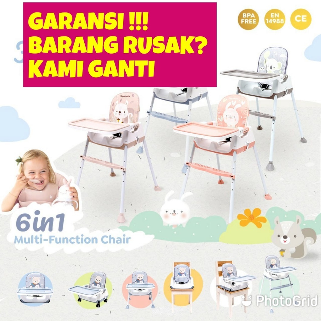 Jual Sugarbaby Fun Chair (Convertible Baby High Chair 6in1) KURSI MAKAN BAYI SUGAR BABY MY CHAIR ...