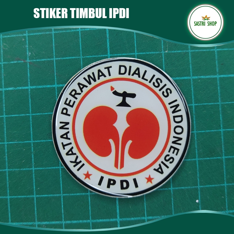 Jual Stiker Timbul IPDI (Ikatan Perawat Dialisis Indonesia) Keren!! | Shopee Indonesia