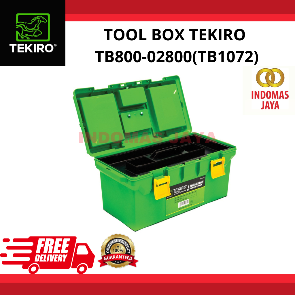 Jual Tekiro Tool Box Plastik Tb 800 (02800) / Tool Plastik / Alat ...