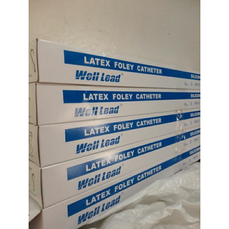 Jual Foley catheter latex wellead Ukuran 8 14 16 18 perbox isi 10pcs ...