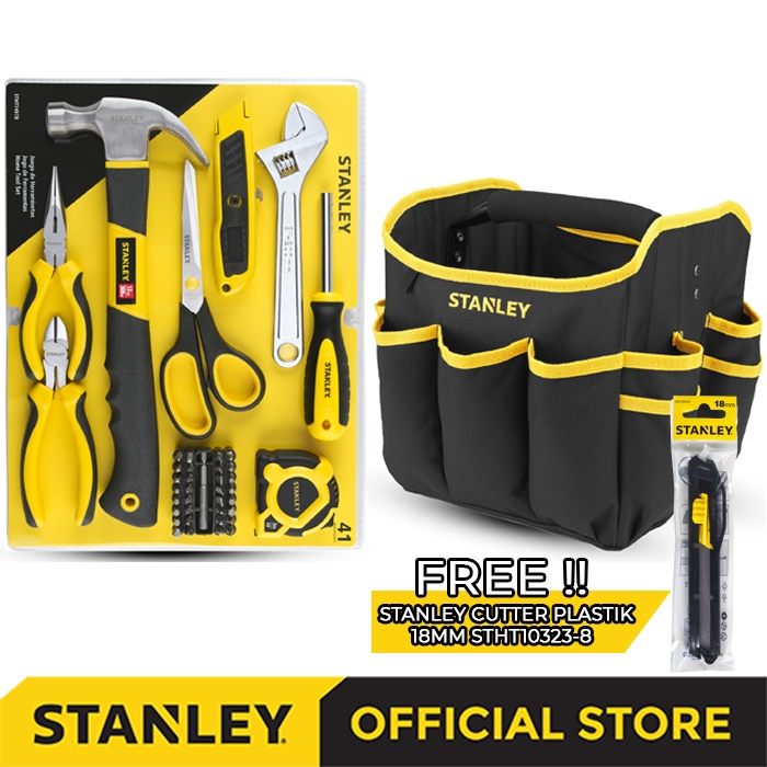 Jual Stanley Home Tool Set w/ Bag / Alat Perkakas Set STHT74978AR ...