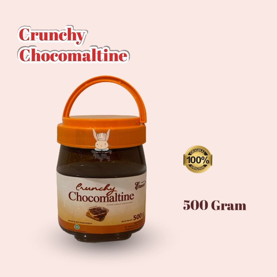 Jual Elmer Crunchy Chocomaltine / Selai Cokelat 500 gr | Shopee Indonesia