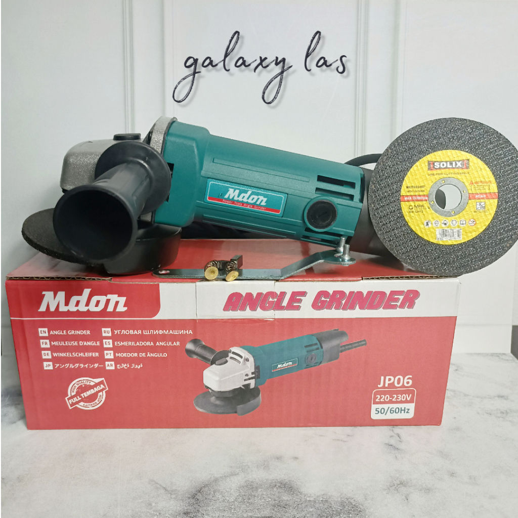 Jual Mesin Gerinda Tangan 4 inch / Angle Grinder Grinda mini 100mm mdon ...