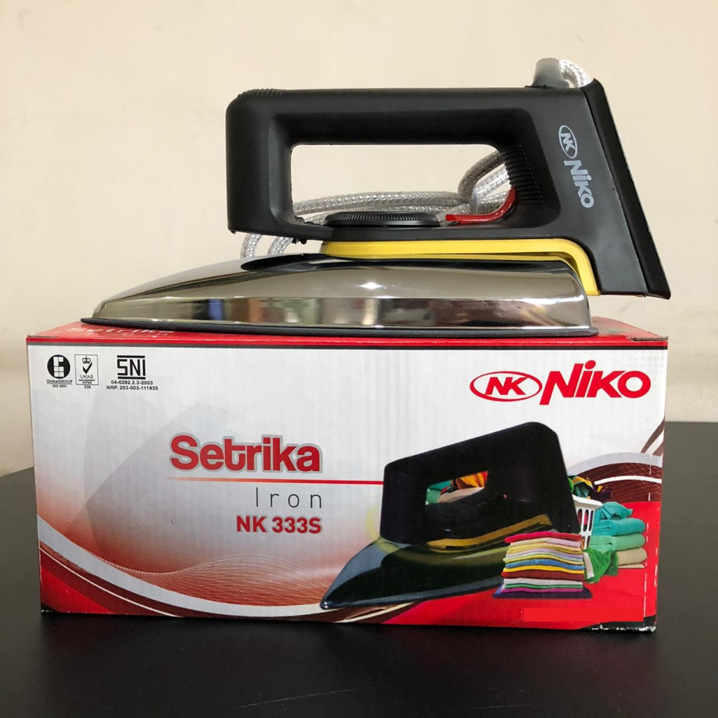 Jual Seterika Niko Anti Lengket Dry Iron Gosokan Murah Berkulitas ...