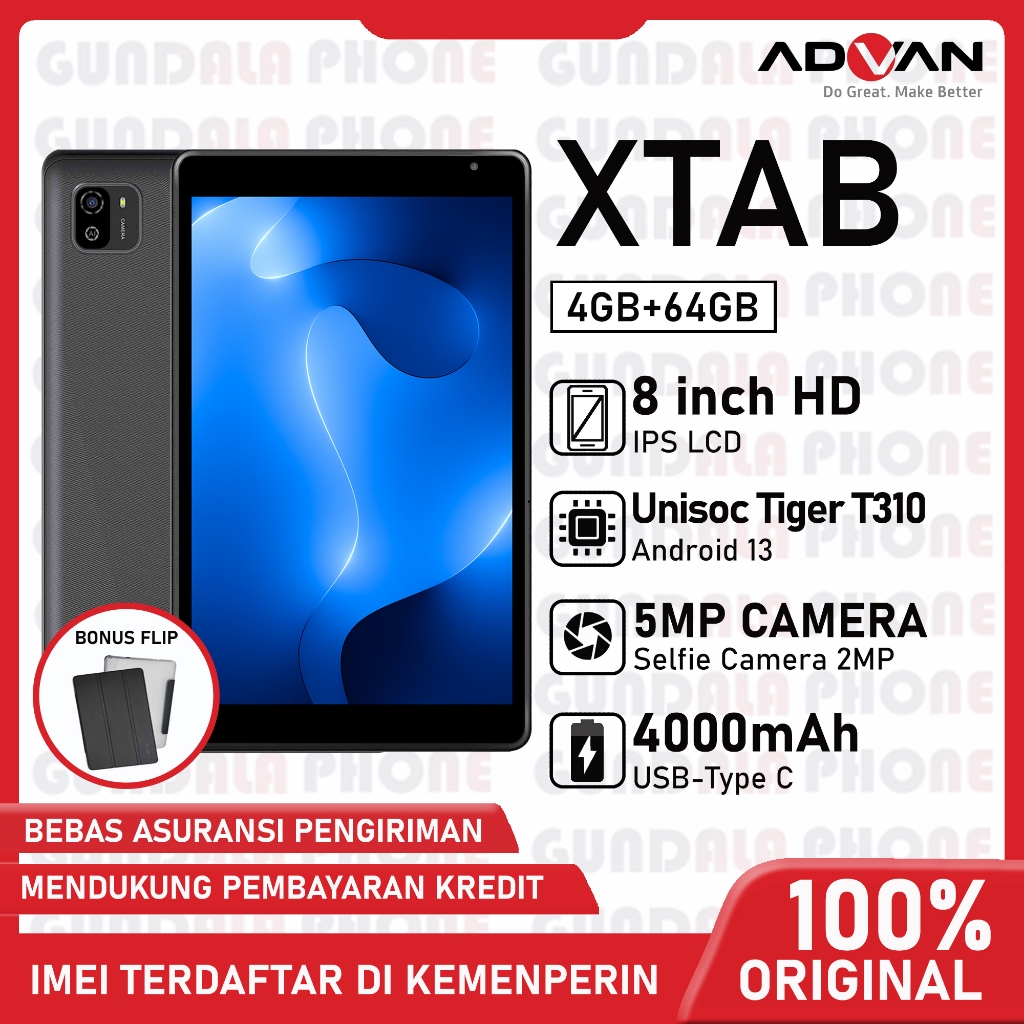 Jual Advan XTAB 4/64GB 4000mAh - Garansi resmi | Shopee Indonesia