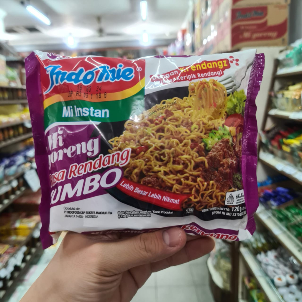 Jual INDOMIE MI INSTAN MIE GORENG JUMBO / AYAM PANGGANG JUMBO / RENDANG ...