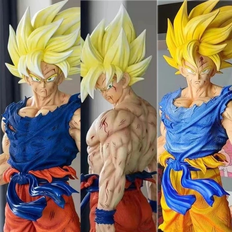 Jual Action Figure Son Goku Super Saiyan Dragon Ball Z Besar Big Jumbo Size 43cm | Shopee Indonesia