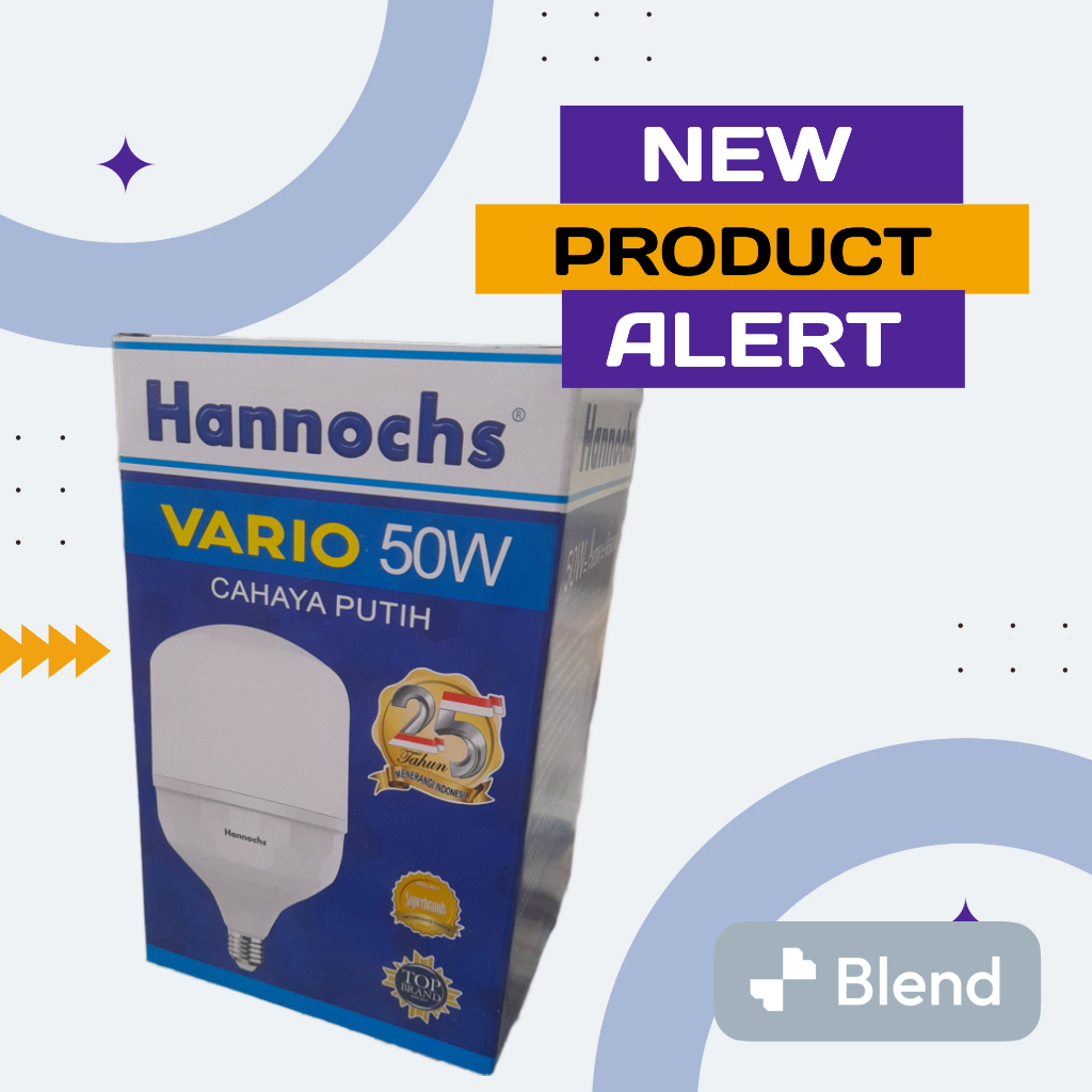Jual LAMPU LED HANNOCHS VARIO 50 WATT PUTIH | Shopee Indonesia