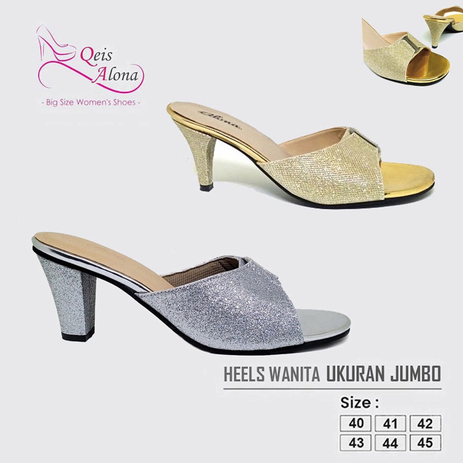 Jual Sandal High Heels Big Size Wanita Ukuran Jumbo | No 40 41 42 43 44 ...