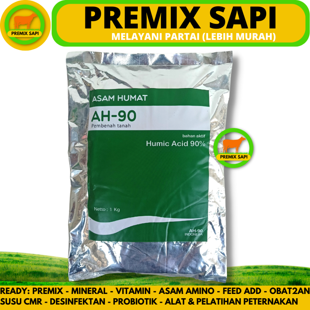 Jual ASAM HUMAT AH-90 1 kg - Asam Humate 90% - Asam Humate Original 90% - Asam Humate Untuk ...