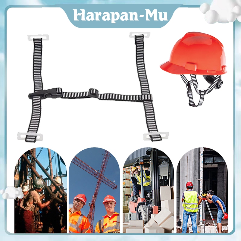 Jual Chin Strap Helm Safety Chin Strap 4 Titik Helm Safety Proyek Empat ...