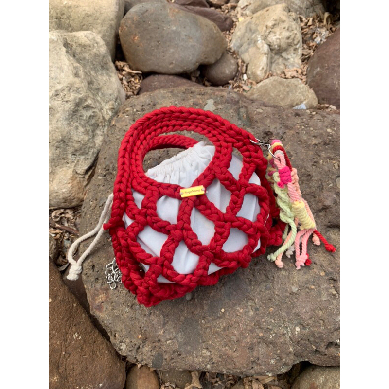 Jual net bag with chain | Shopee Indonesia