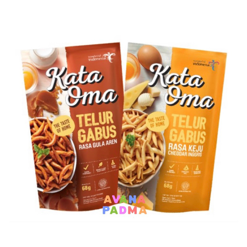 Jual Kata Oma Telur Gabus (2 Varian Rasa) (68g) | Shopee Indonesia
