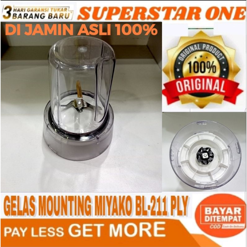Jual Gelas bumbu Blender Miyako BL-211 PLY gelas bumbu miyako | Shopee Indonesia