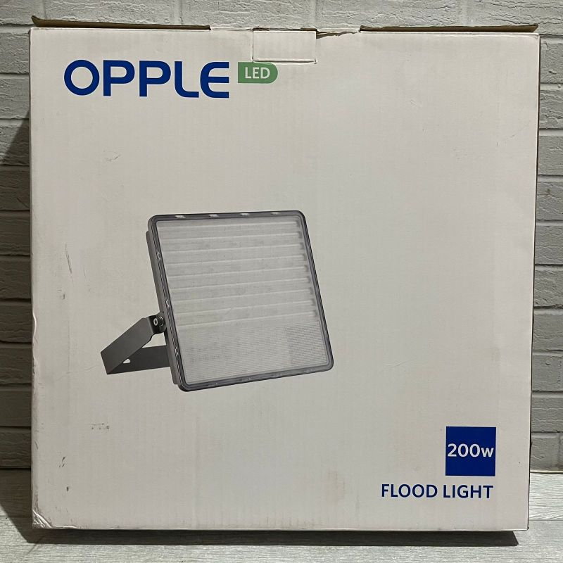 Jual LAMPU SOROT LED FLOODLIGHT OPPLE EQ 200W 5700K CAHAYA PUTIH GOOD QUALITY | Shopee Indonesia