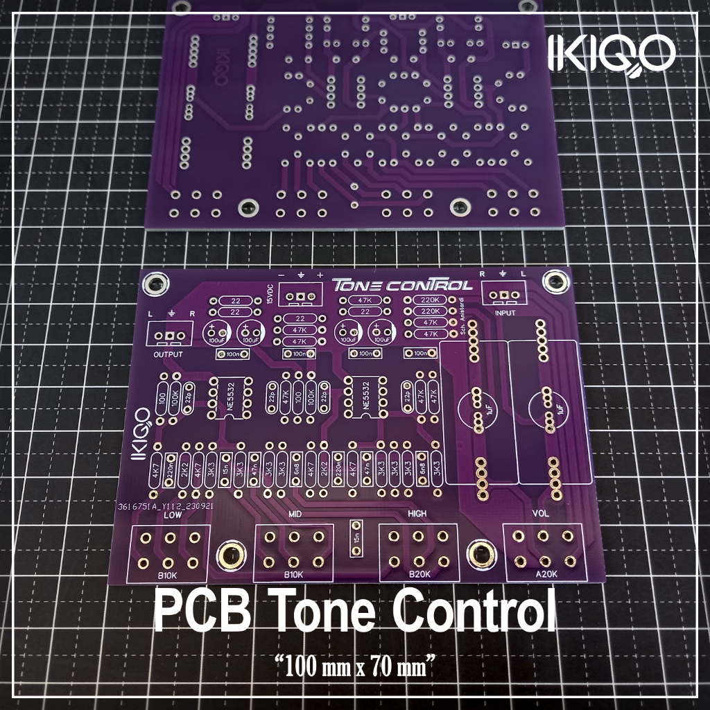 Jual PCB Tone Control Stereo 3 Nada Double Layer | Shopee Indonesia