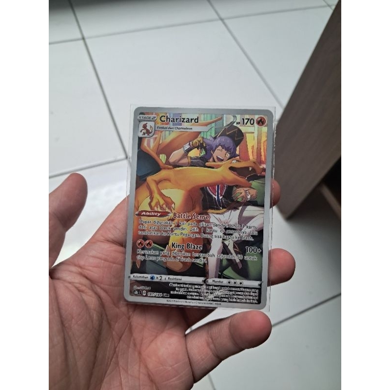 Jual Kartu Card TCG Pokemon Indonesia Charizard CHR Holo | Shopee Indonesia