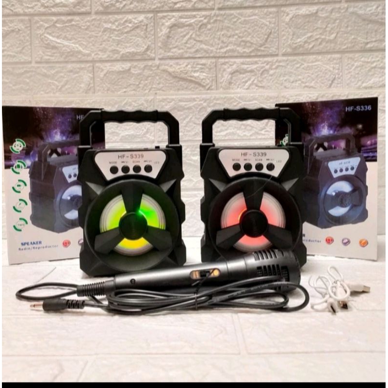 Jual Speaker Bluetooth S339 Fre Mic super bass | Shopee Indonesia