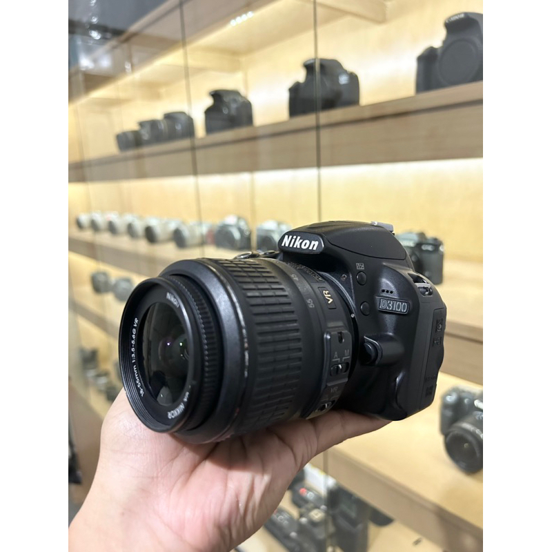 Jual NIKON DSLR D3100 + LENSA AFS 18-55 VR SIAP PAKAI | Shopee Indonesia