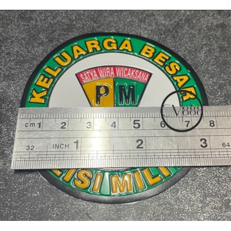 Jual STICKER BULAT PM HIJAU STICKER MOBIL PREMIUM | Shopee Indonesia