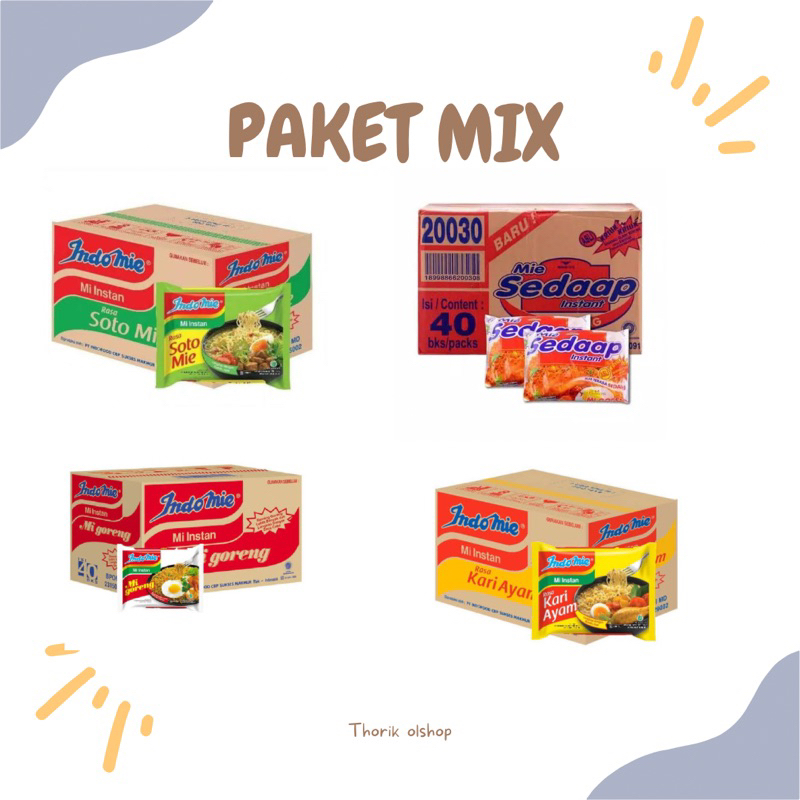 Jual PAKET INDOMIE 1 DUS (40 pcs) | Shopee Indonesia