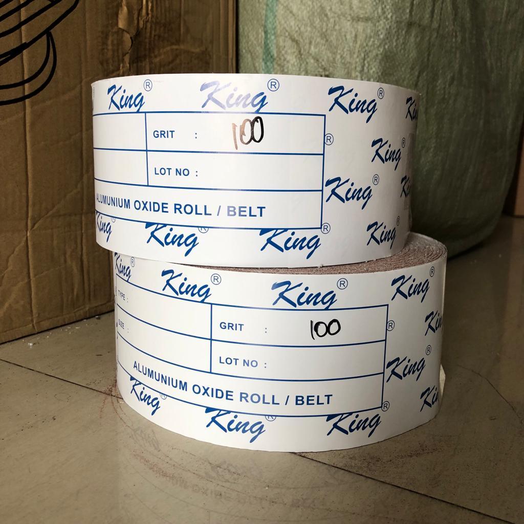 Jual Amplas Roll Kain KING Grit 100 4inchX50 | Shopee Indonesia