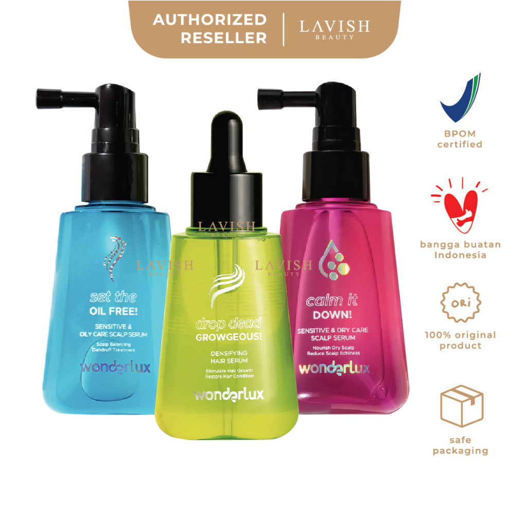 Jual WONDERLUX Calm It Down! // Set the Free // Drop Dead Growgeous ...