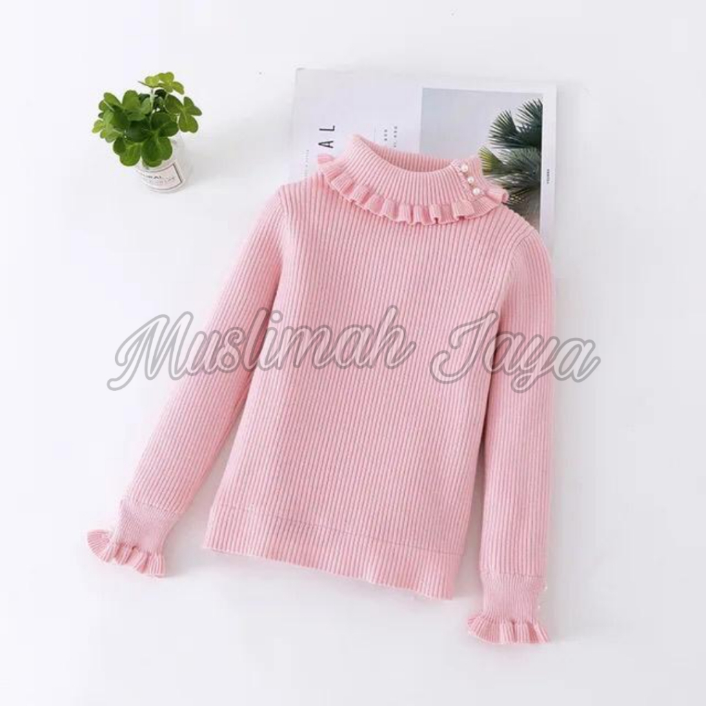 Jual BAJU ATASAN ANAK CEWE RAJUT TERBARU MODEL KOREA MOTIF MUTIARA ...
