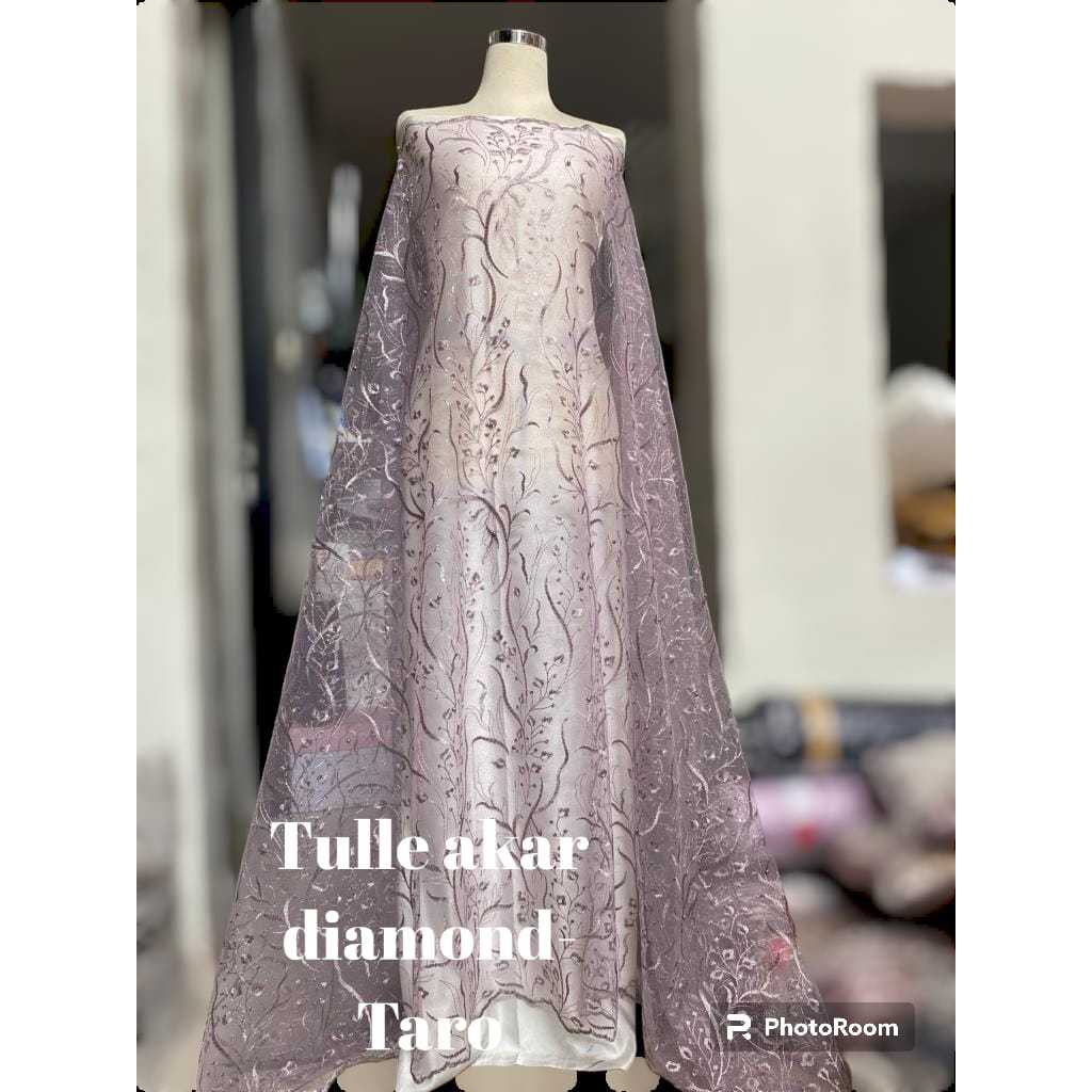 Jual Kain Tulle Akar Mutiara / Tulle Murah / Tulle Akar Murah ...